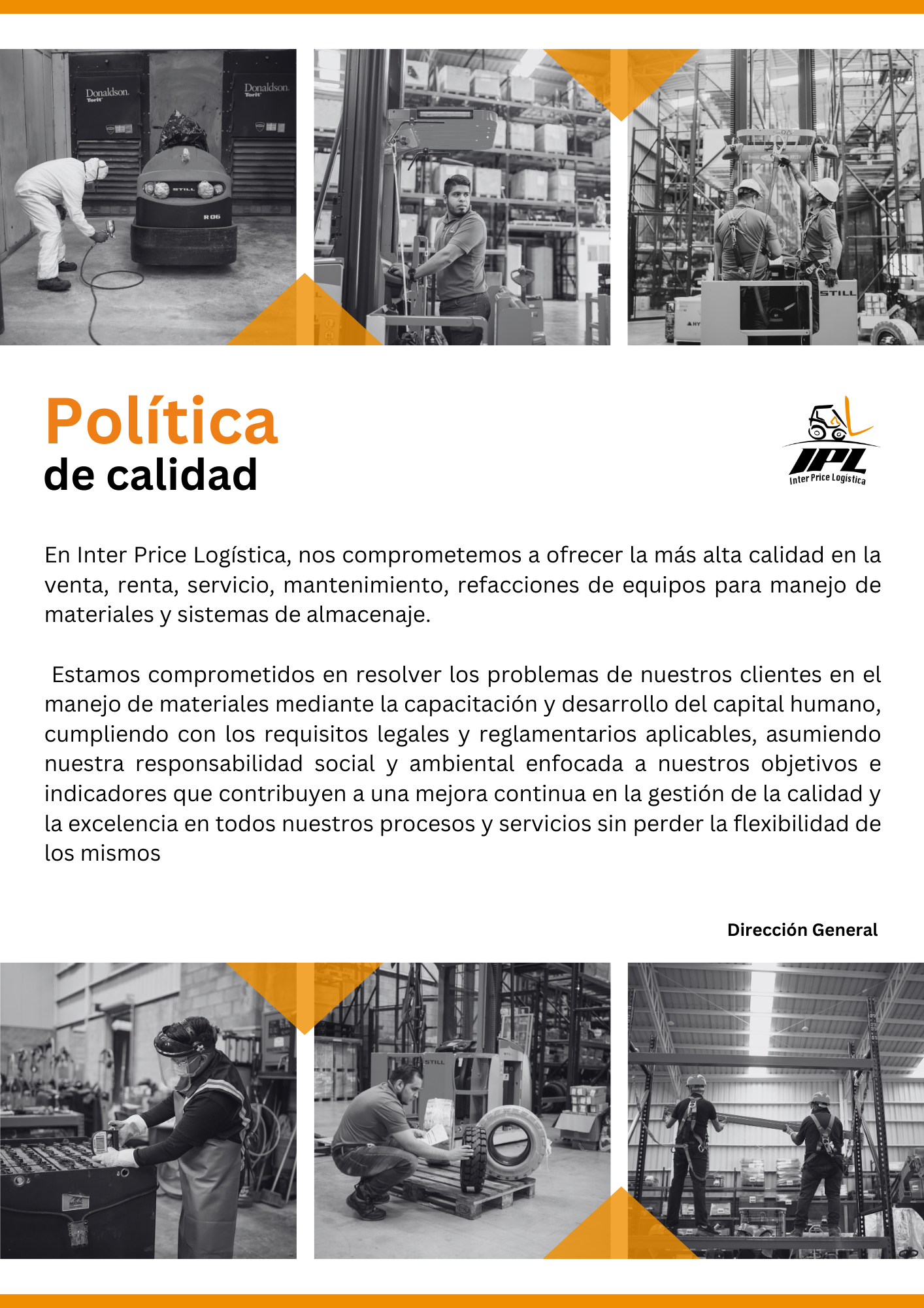 Política de Calidad – Inter Price Logística